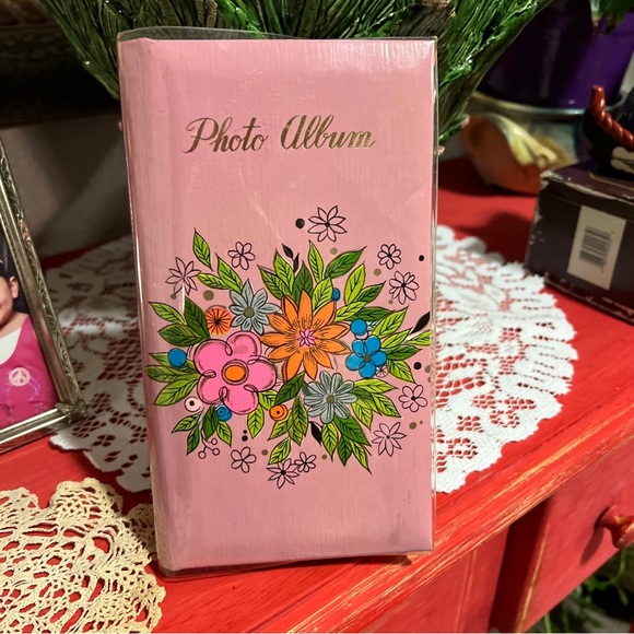 unbranded | Other | Vintage 6s 70s Pink Photo Album Floral Print With ...